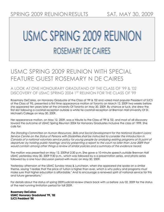 USMC REPORT 2009 [Feature] | PDF