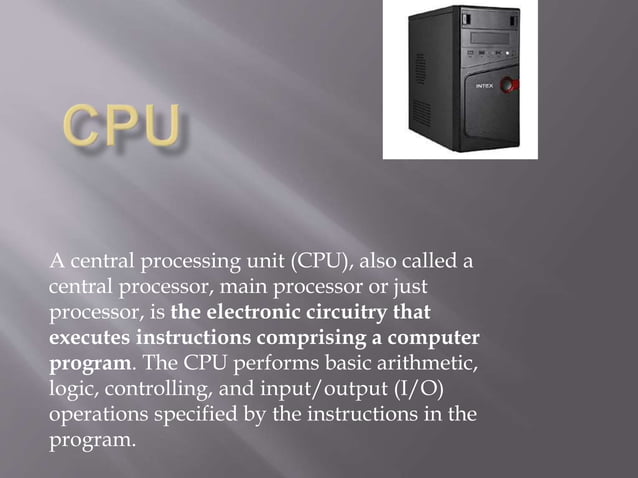 COMPUTERS BASICS power point and working parts.pptx