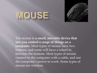 COMPUTERS BASICS power point and working parts.pptx