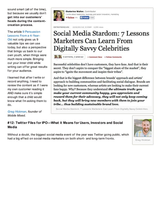 31 Must-Read Social Media Marketing Articles