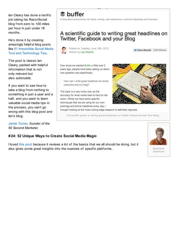 31 Must-Read Social Media Marketing Articles