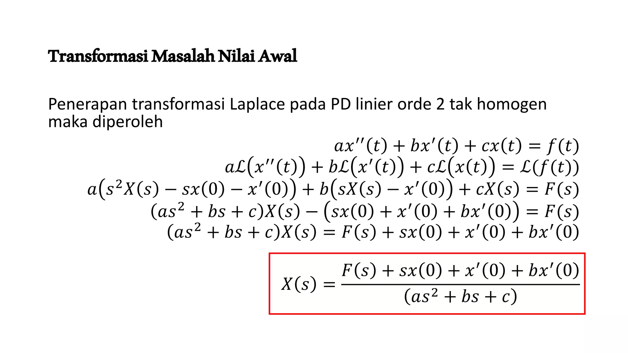 Transformasi Laplace (bag.1) | PPTX