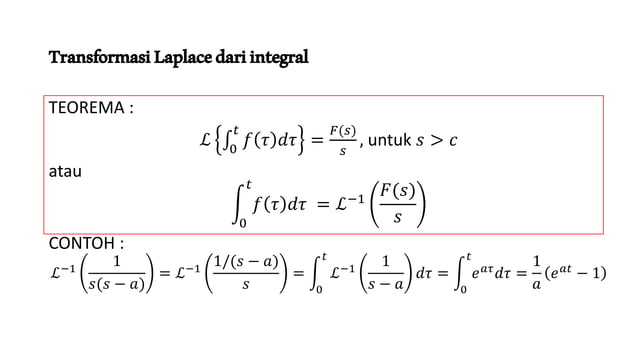 Transformasi Laplace (bag.1) | PPTX