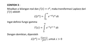 Transformasi Laplace (bag.1) | PPTX