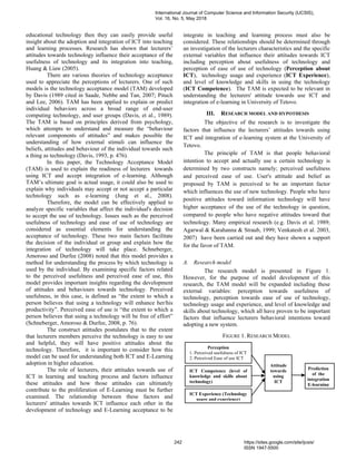 Lecturers' Attitudes towards Integration of E-Learning in Higher Education. Case Study ...