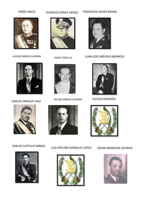 31 PRESIDENTES DE GUATEMALA desde su fundación.docx