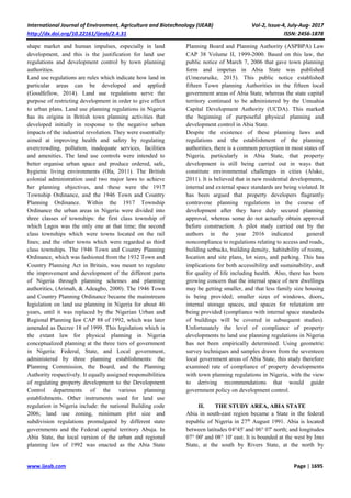 Property Development and Land Use Planning Regulations in Nigeria | PDF