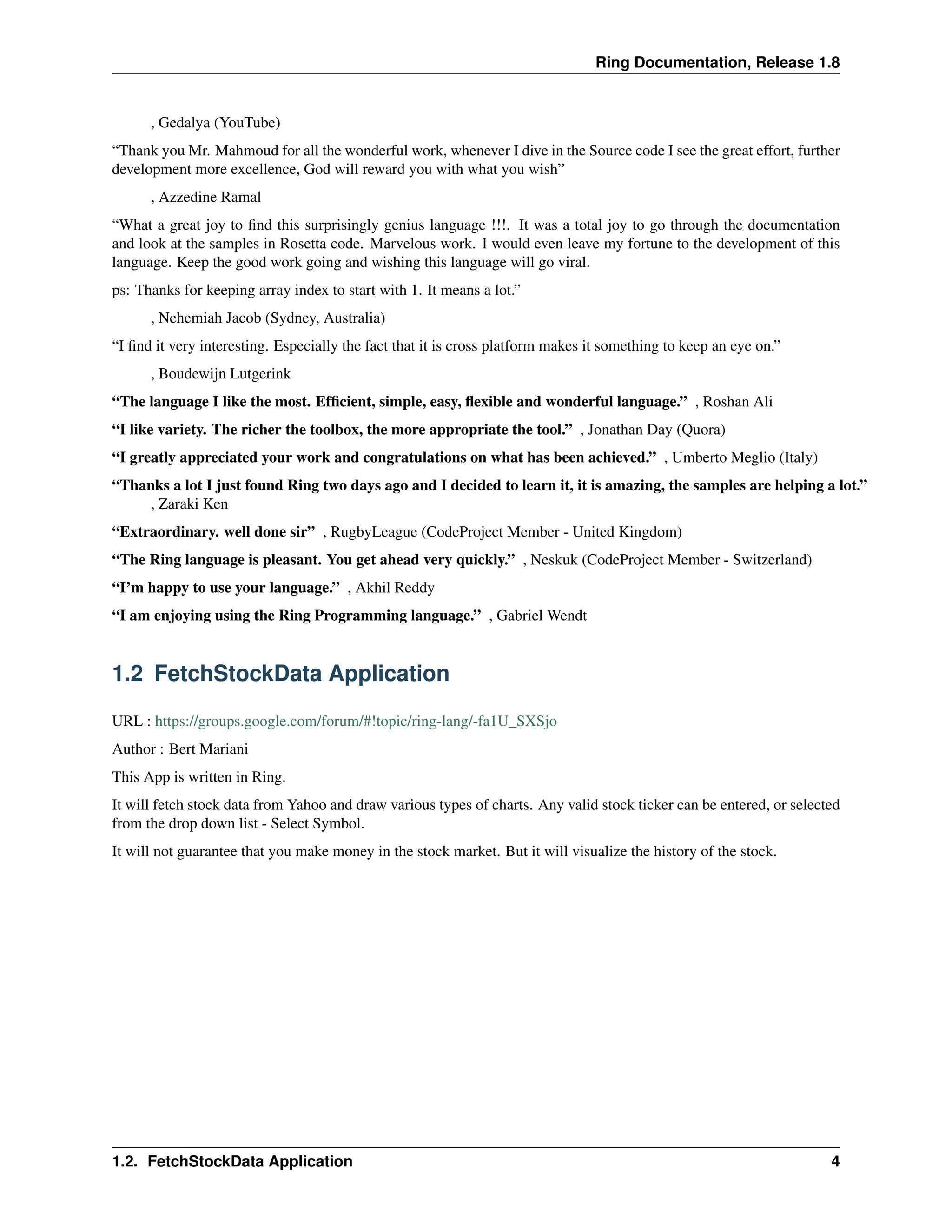 The Ring programming language version 1.8 book - Part 4 of 202 | PDF