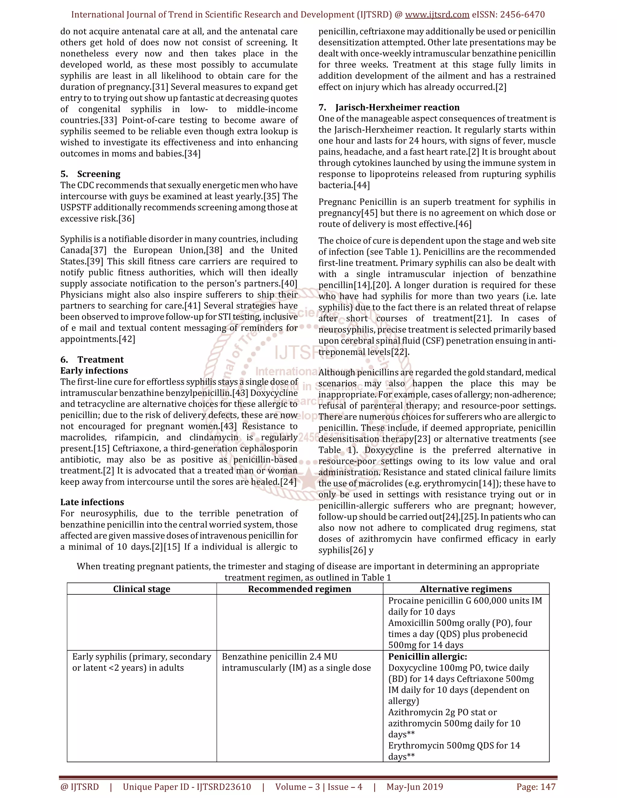 Syphilis and their Sign and Symptoms, Causes with their Treatment An ...