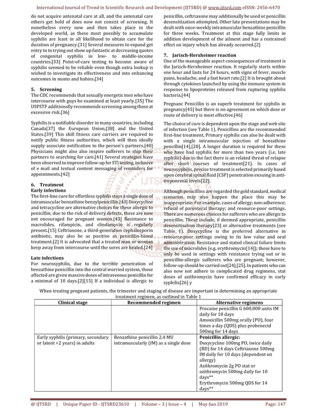 Syphilis and their Sign and Symptoms, Causes with their Treatment An ...
