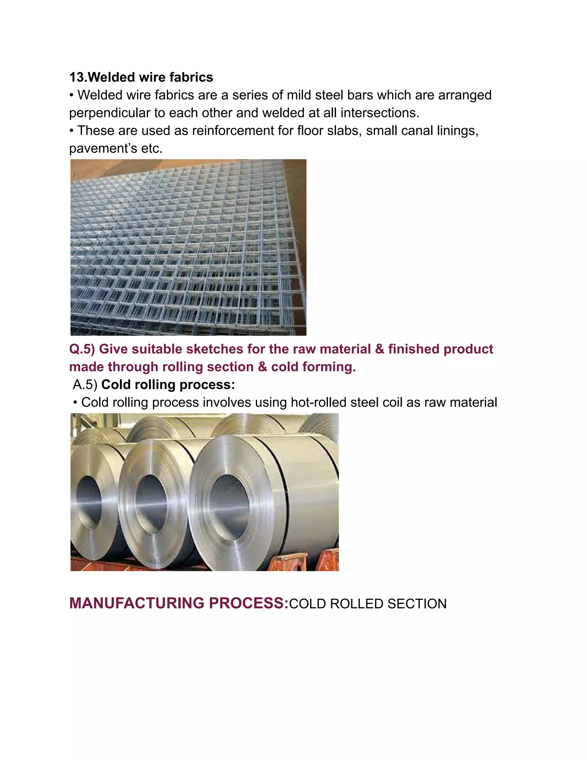 hot and cold rolled sections -bms | PDF