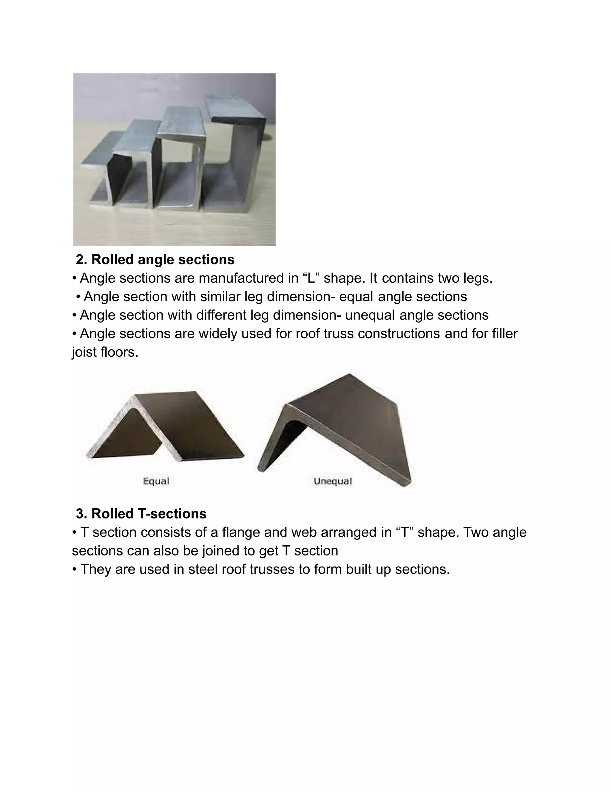 hot and cold rolled sections -bms | PDF