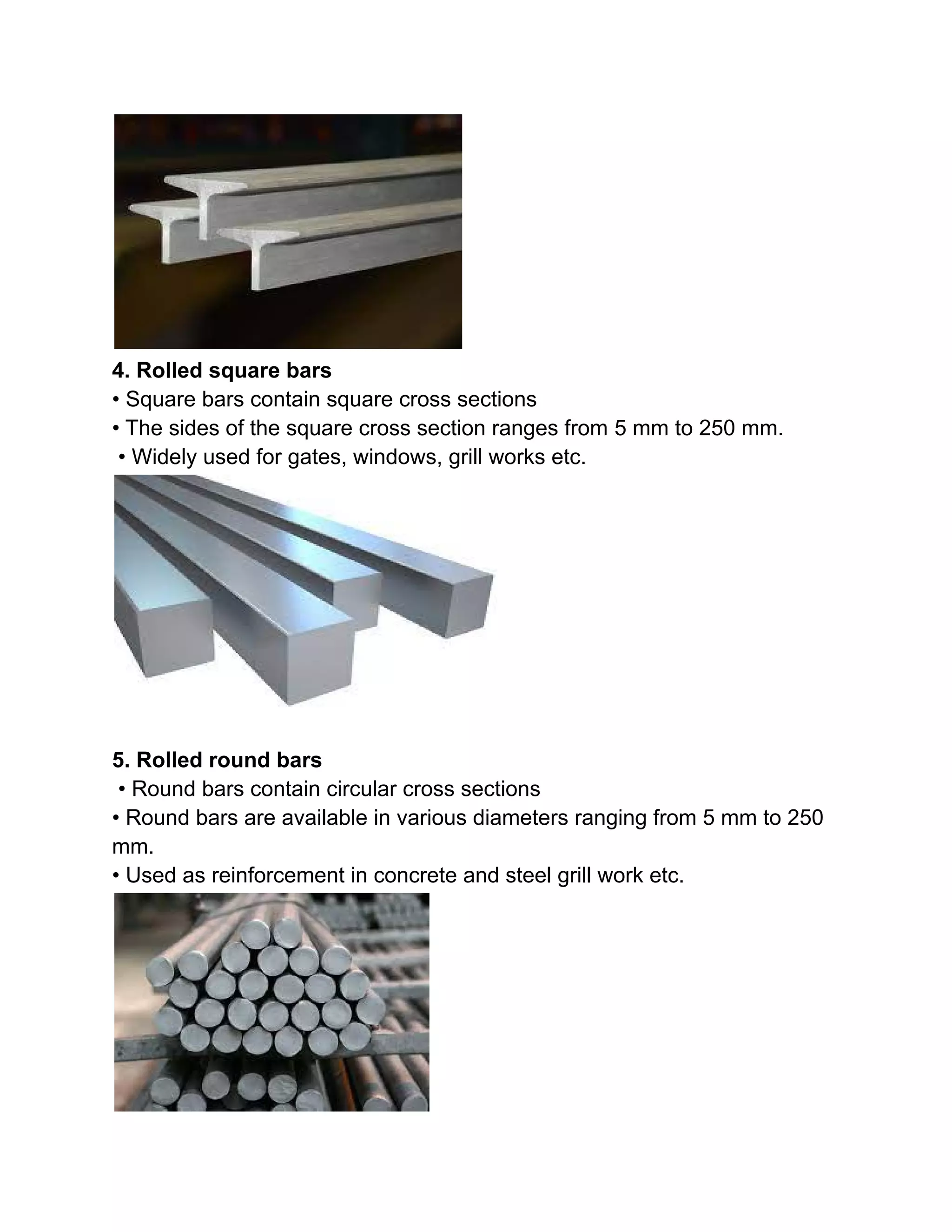 hot and cold rolled sections -bms | PDF