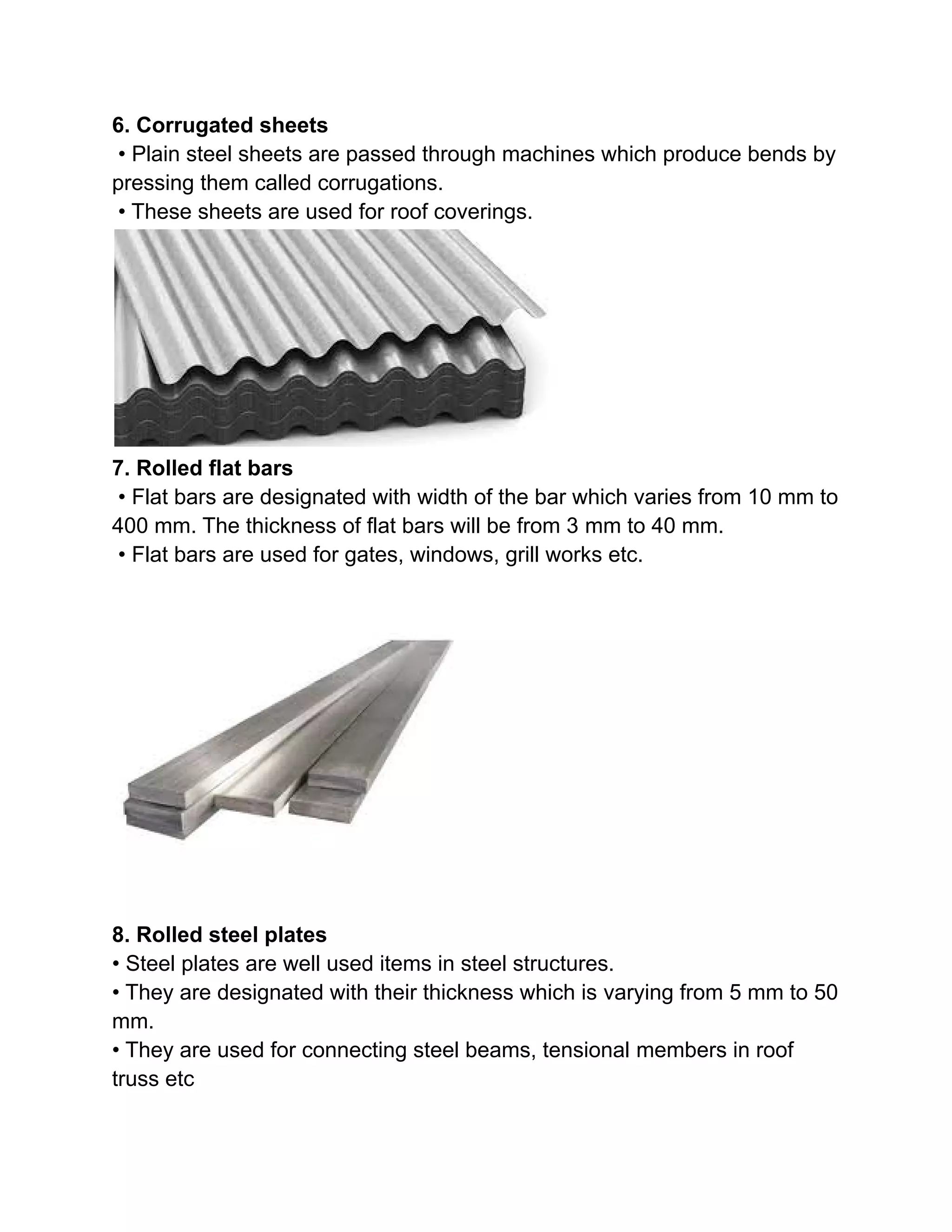 hot and cold rolled sections -bms | PDF