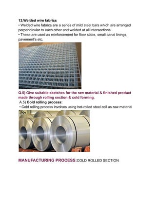 hot and cold rolled sections -bms | PDF