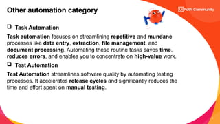 Build first Automation process with Studio: GenAI Activity | PPT