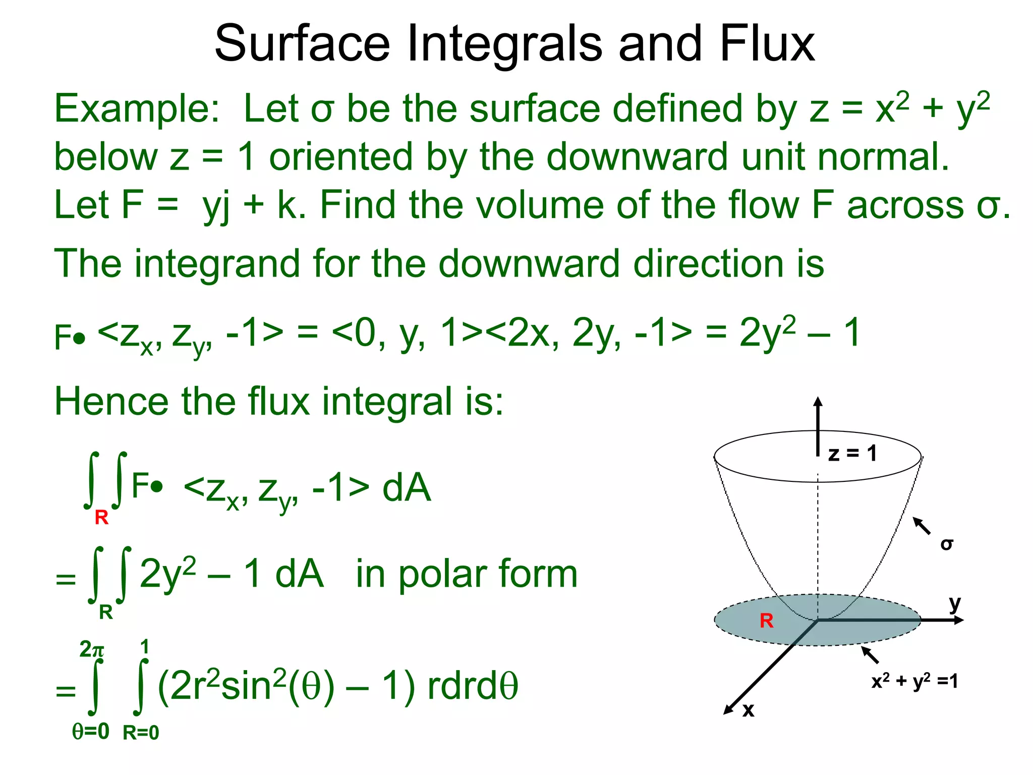 31 surface integrals and flux