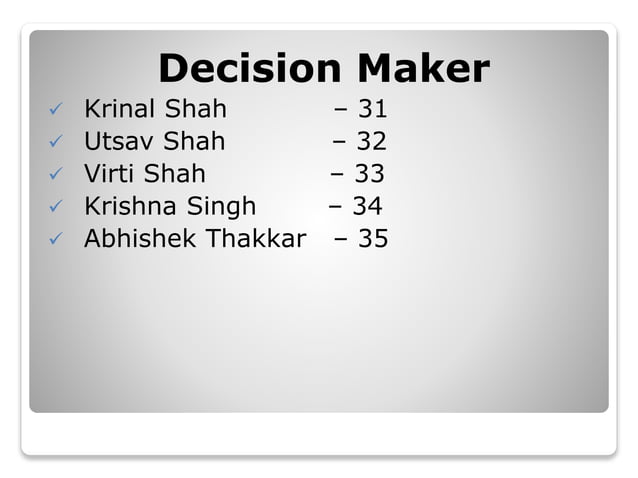 emotional decision making | PPT