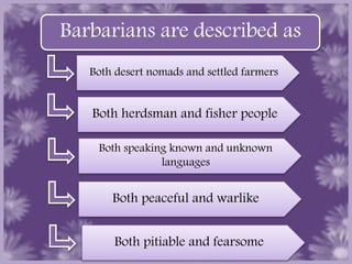 Concept of "We" and "others" in Waiting for Barbarians | PPTX