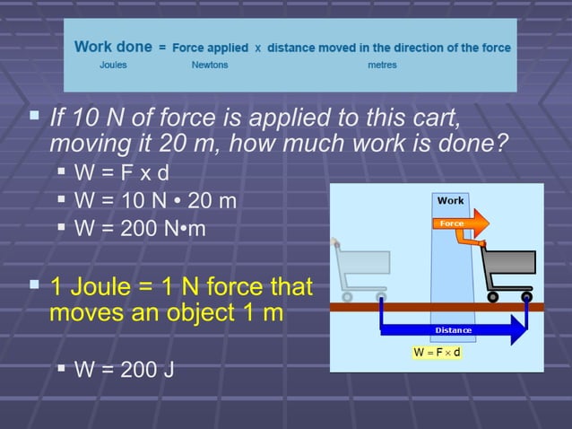 Work & Simple Machines | PPT | Physics | Science