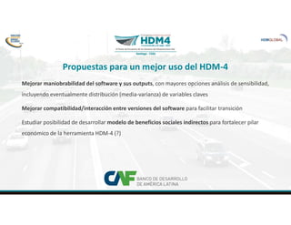 Evaluación de inversiones con el HDM-4 en Latinoamerica. | PDF