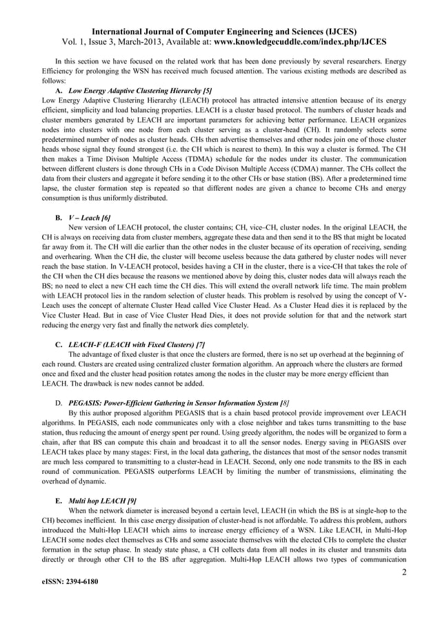 Cluster Head Selection For In Wireless Sensor Networks Pdf 