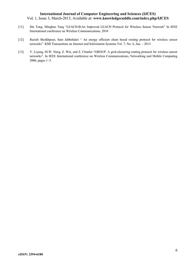 Cluster Head Selection for in Wireless Sensor Networks | PDF