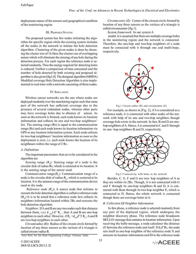 Modified Coverage Hole Detection Algorithm For Distributed Wsns Pdf