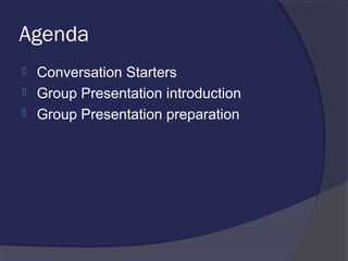 32. group presentation project | PPT