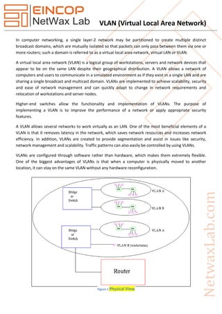 VLAN (virtual local area network) | PDF | Computer Networking | Computing