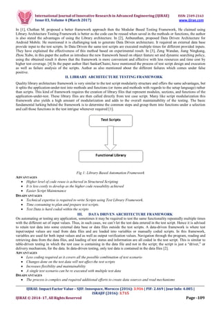 Design and Implementation of Hybrid Test Automation Framework for Web ...