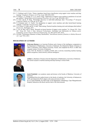 Cerebral infarction classification using multiple support vector ...