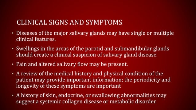 Radiographic Features of Normal and Abnormal Salivary Glands | PPTX ...