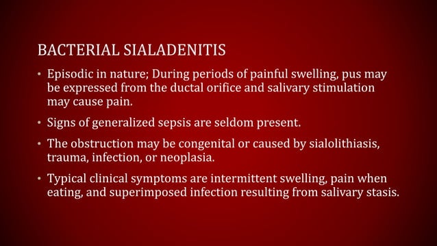 Radiographic Features of Normal and Abnormal Salivary Glands | PPTX ...
