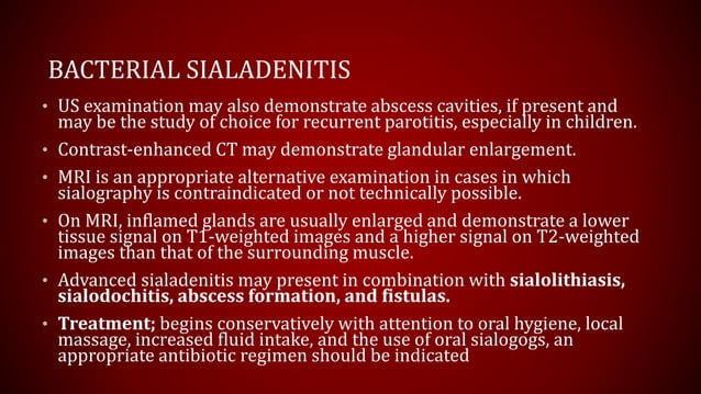 Radiographic Features of Normal and Abnormal Salivary Glands | PPTX ...