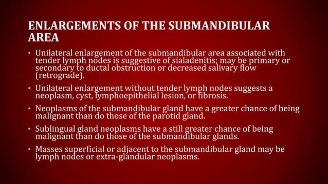 Radiographic Features of Normal and Abnormal Salivary Glands | PPTX ...