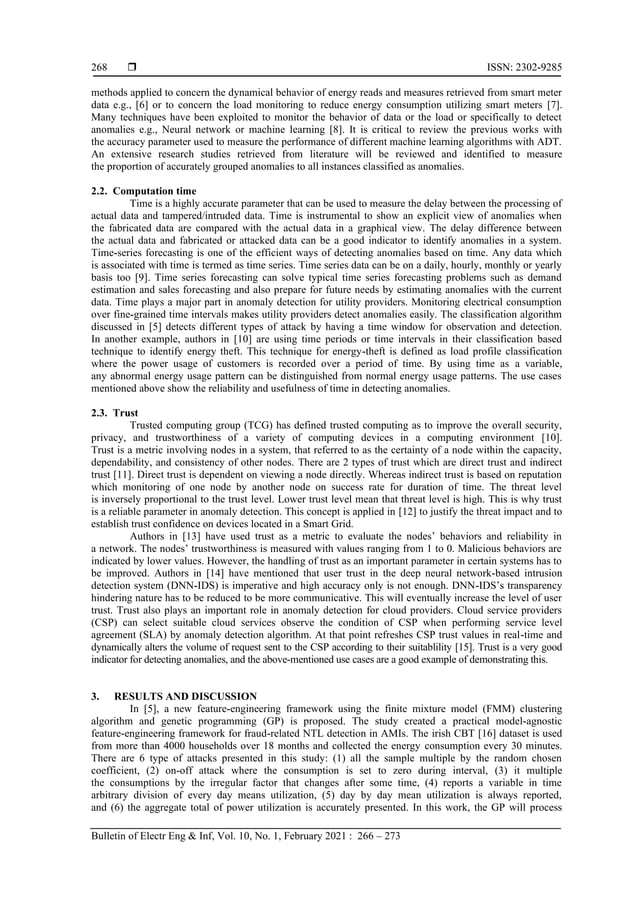 A Review of anomaly detection techniques in advanced metering infrastructure | PDF