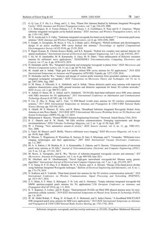 Substrate integrate waveguide and microstrip antennas at 28 GHz | PDF
