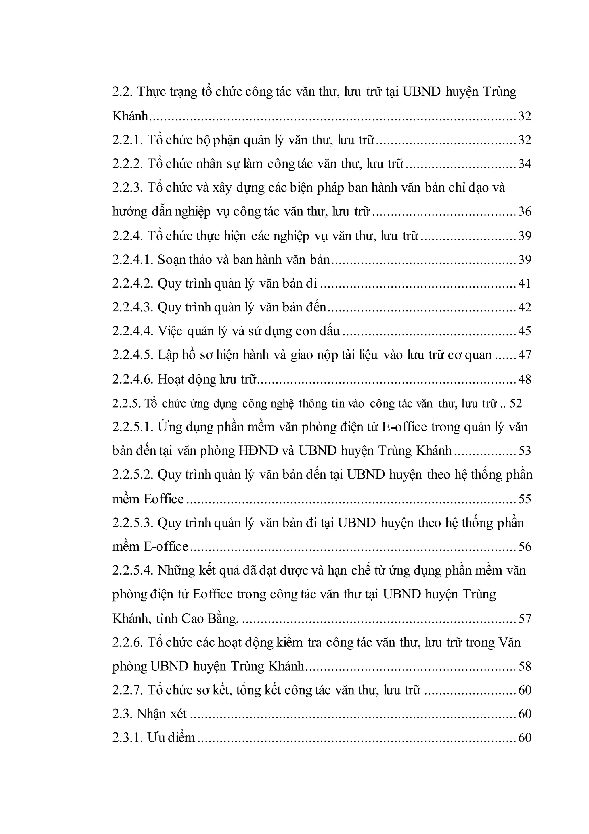 Khóa luận: Công tác văn thư, lưu trữ tại Văn phòng HĐND, UBND, HAY, 9 ĐIỂM | DOC