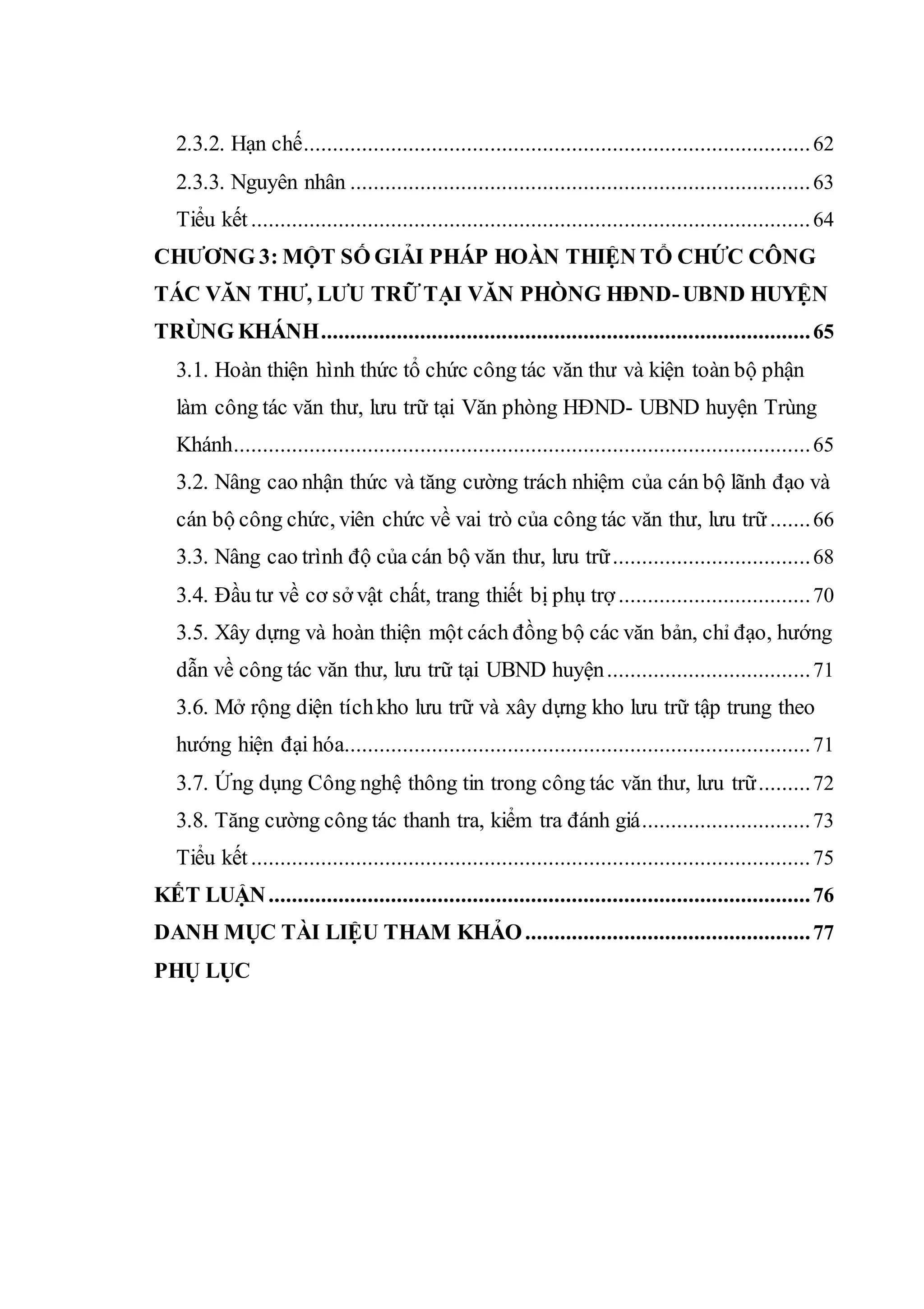 Khóa luận: Công tác văn thư, lưu trữ tại Văn phòng HĐND, UBND, HAY, 9 ĐIỂM | DOC