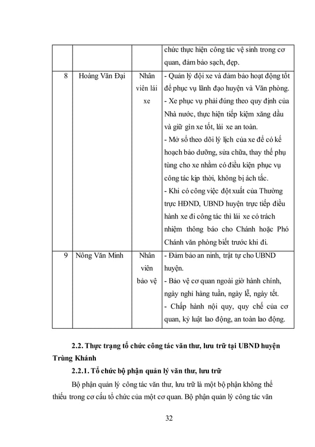 Khóa luận: Công tác văn thư, lưu trữ tại Văn phòng HĐND, UBND, HAY, 9 ĐIỂM | DOC