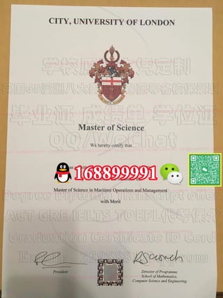 City University London degree offer diploma Transcript | PDF