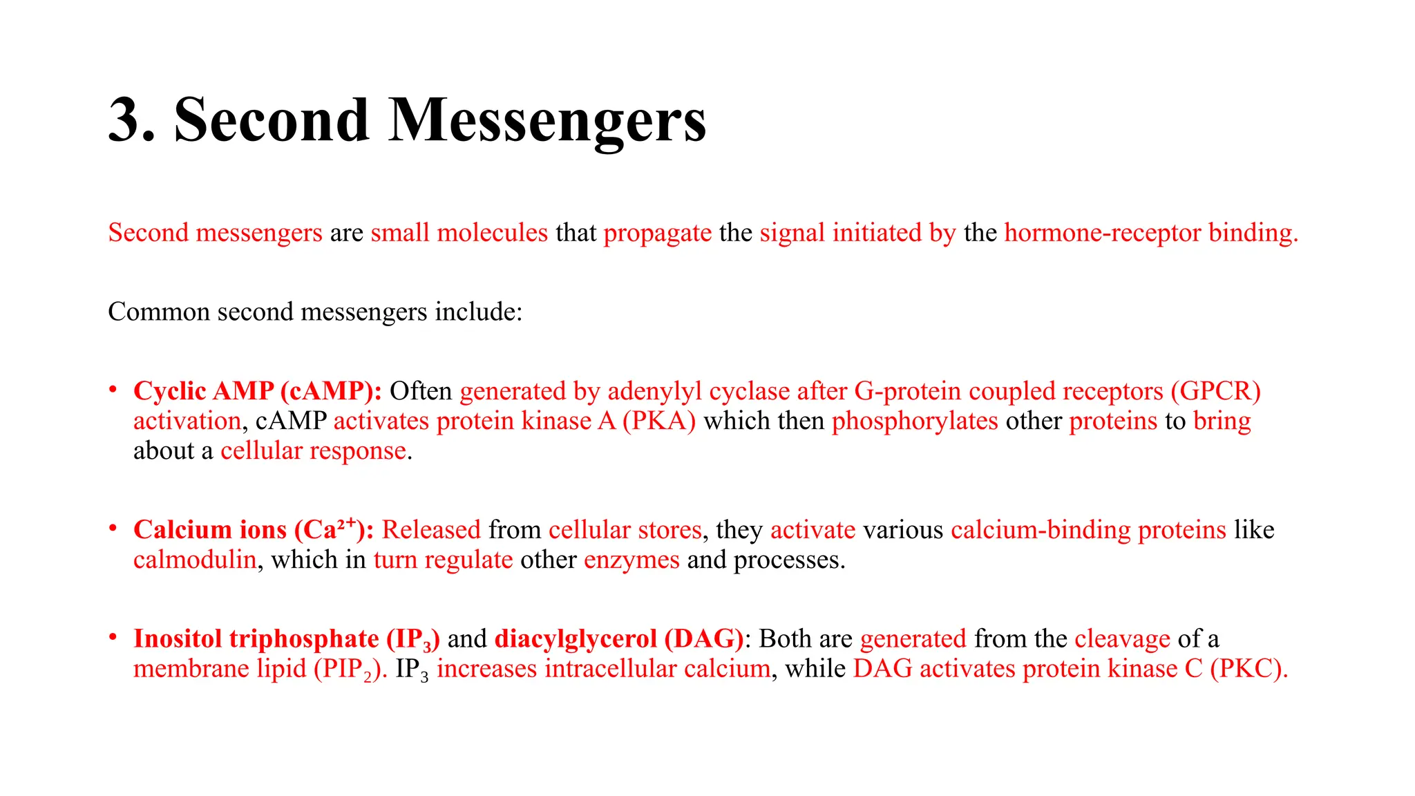 DPT - Biochemistry & Genetics - II (Hormones) Signal transduction ...