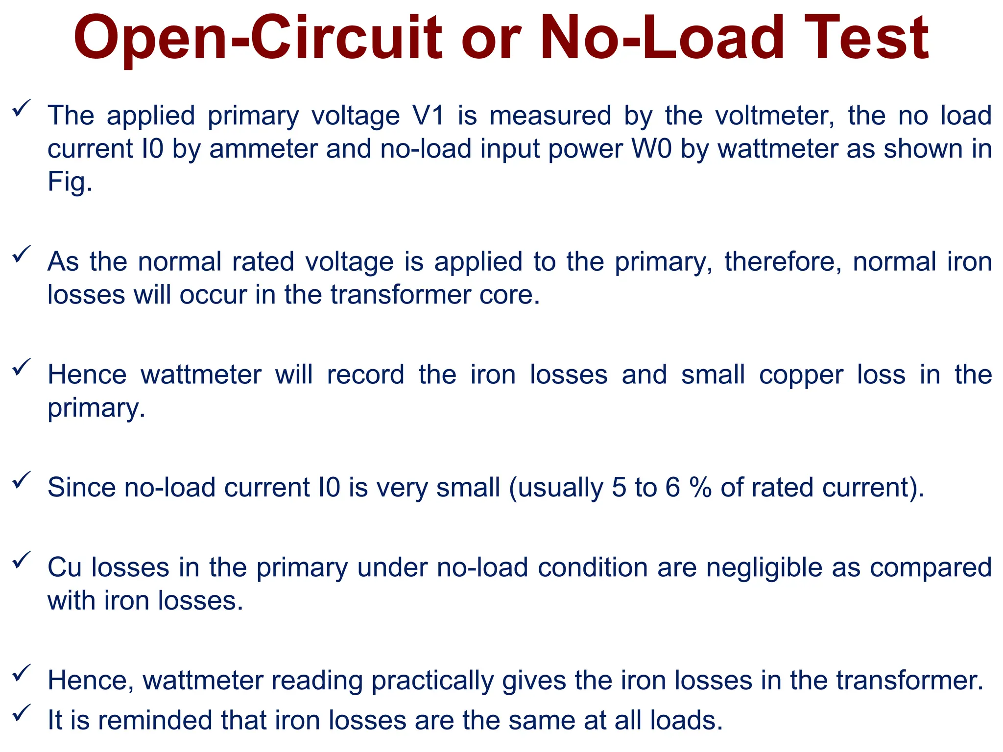 32.open circuit and short circuit test .ppt