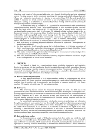 Evaluating electronic training programs in Jordanian universities in ...