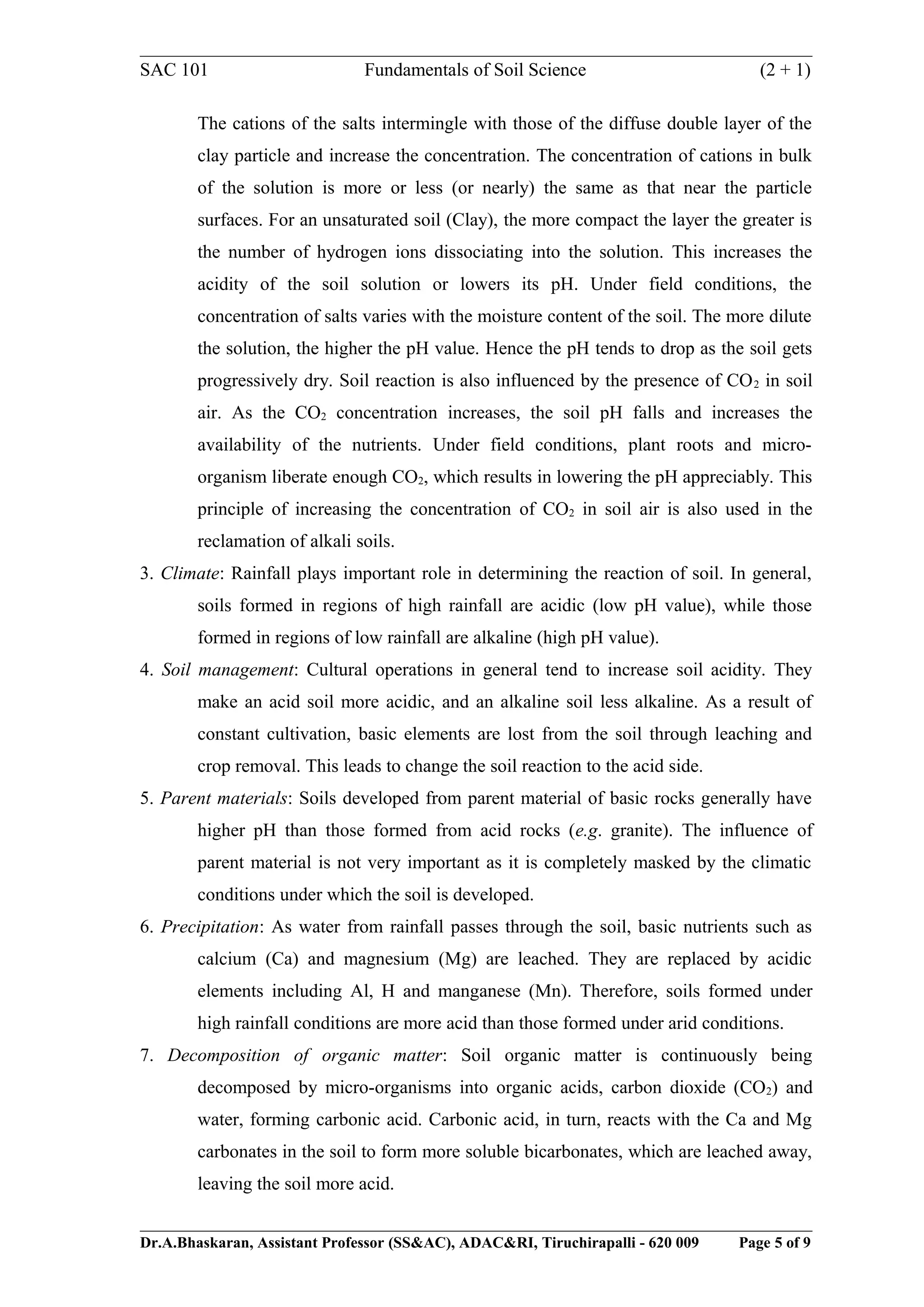 Soil pH - Factors affecting soil pH - Soil pH and nutrient availability ...
