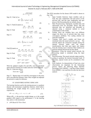 Short Term Load Forecasting: One Week (With & Without Weekend) Using Artificial Neural Network ...