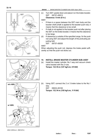 manual frenos corolla | PDF