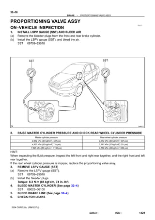 manual frenos corolla | PDF