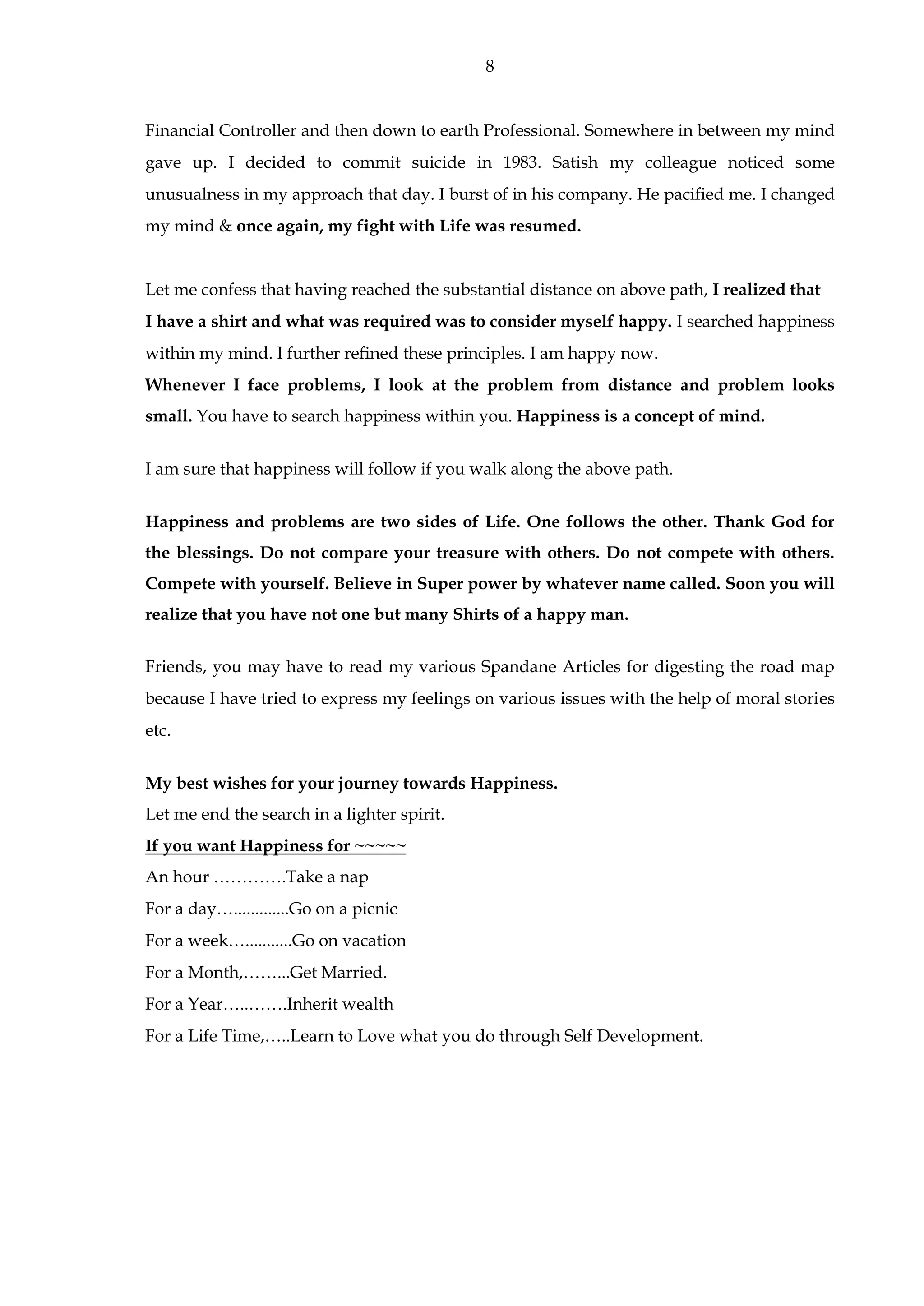 32 my search of happy man's shirt | PDF | Wellness | Healthy Living